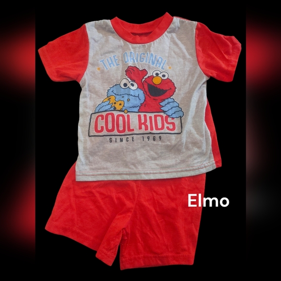 Sesame Street | Matching Sets | 74 Sesame Street Elmo Outfit Boys 2t ...